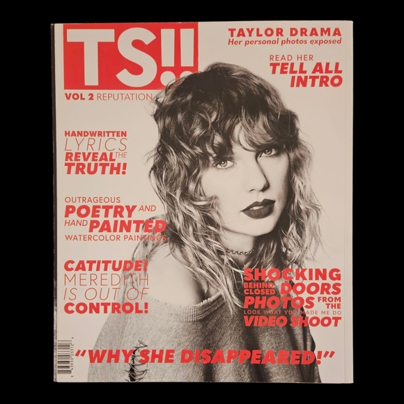 Taylor Swift | Other | Taylor Swift Reputation Album Magazine With Cd ...